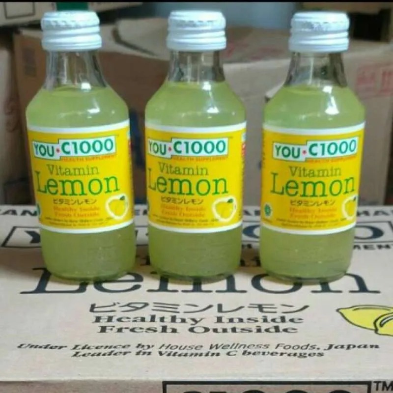 Jual YOU C 1000 / UC 1000 / C1000 LEMON / JERUK 140ML DUS ISI 30 BOTOL ...