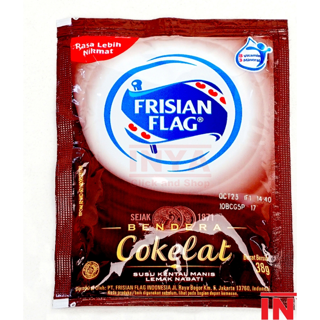 Jual Frisian Flag Susu Bendera Cokelat Sachet | Shopee Indonesia