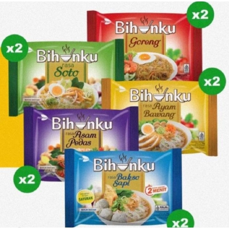 Jual Bihunku varian mix paket 10pc | Shopee Indonesia