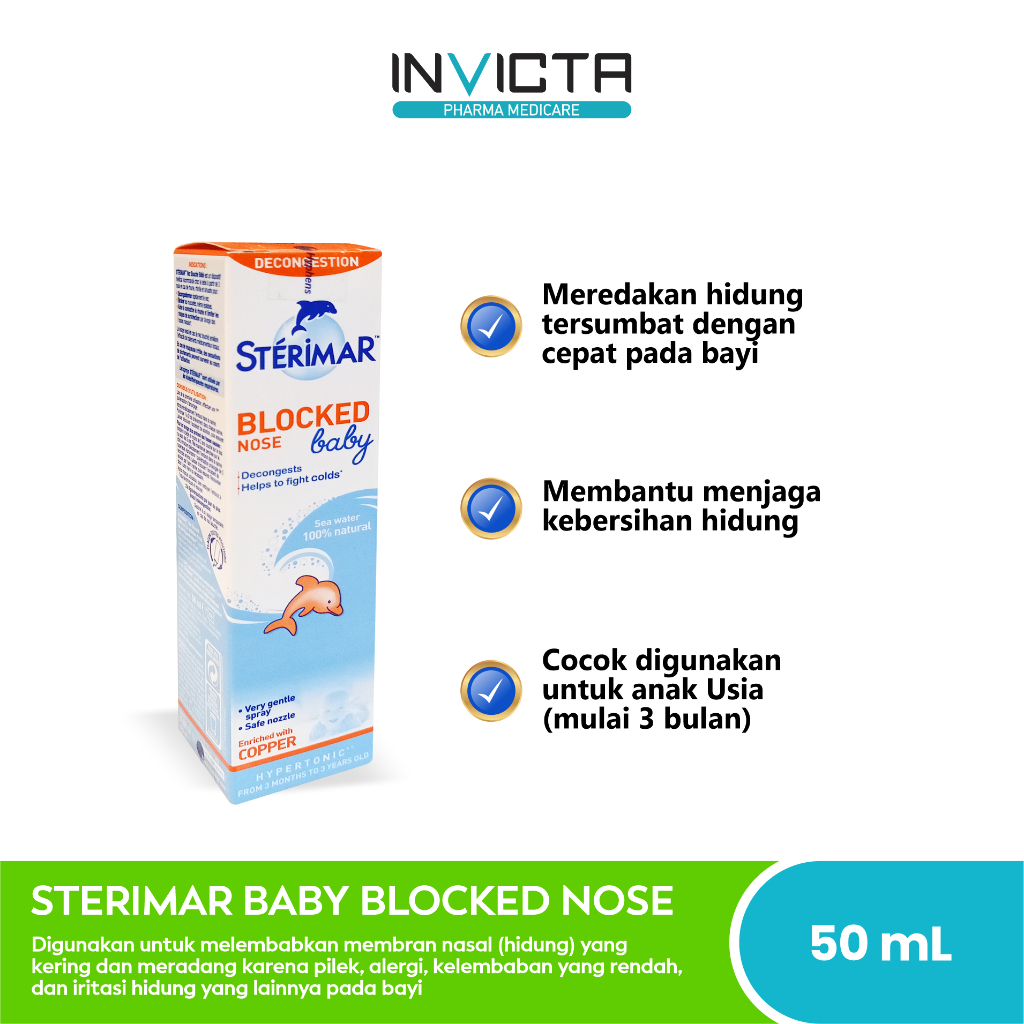 Jual Sterimar Baby Blocked Nose (Sterimar Baby Hypertonik) 50 ml ...