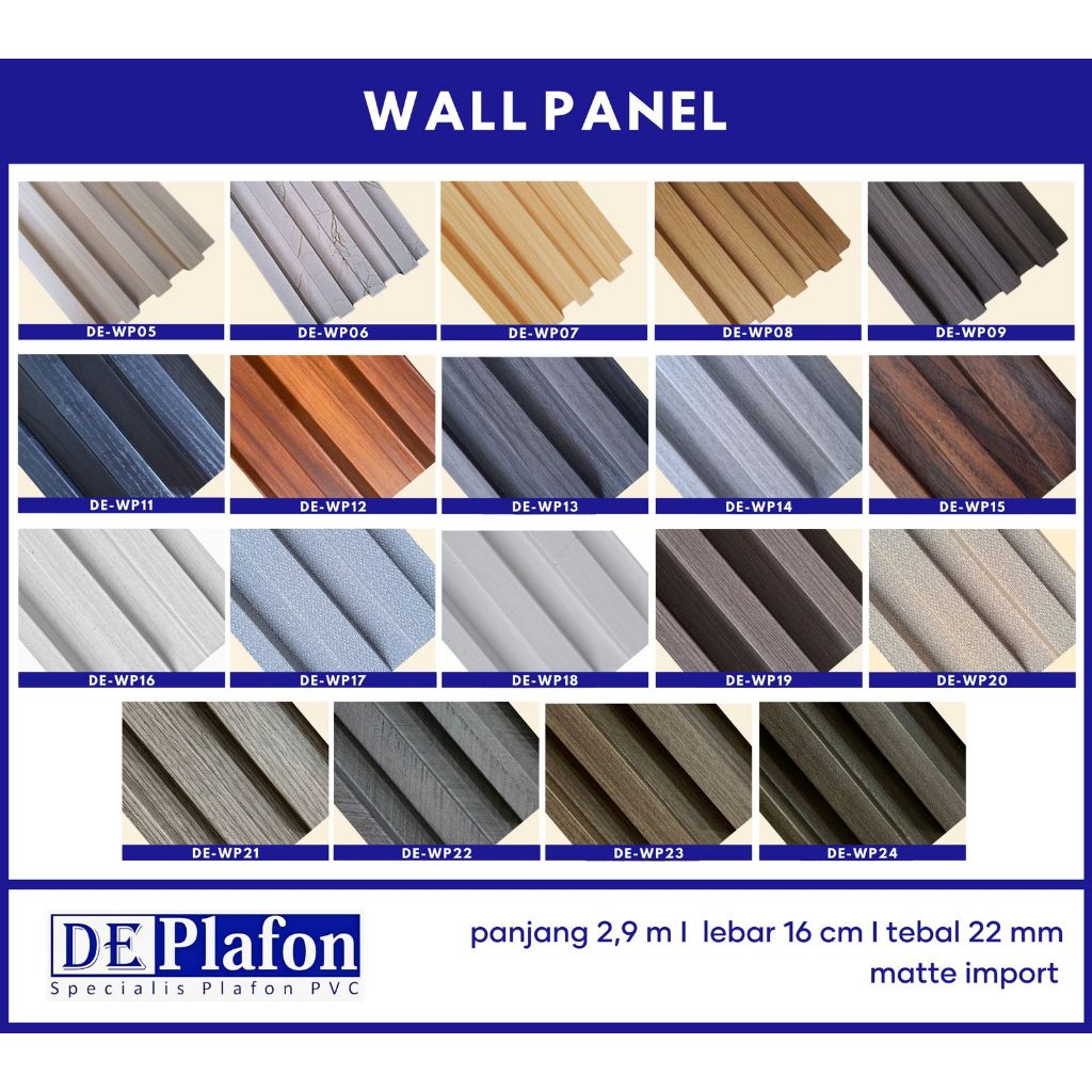 Jual De Plafon - Wall Panel WPC | 3D Wood Panel WPC | Shopee Indonesia
