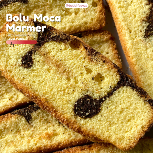 Jual Bolu Moka Marmer - Roti Kue Kering Cemilan Manis Cookies Murah ...
