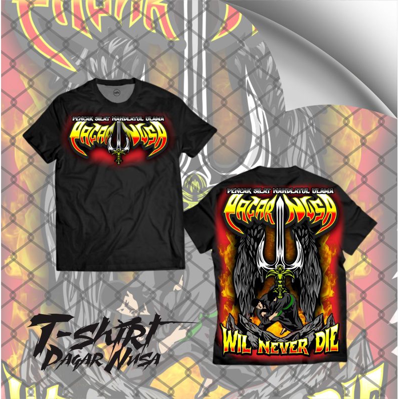Jual Kaos Pencak Silat Pagar Nusa Nahdlatul Ulama Pagar Nusa Will Never ...