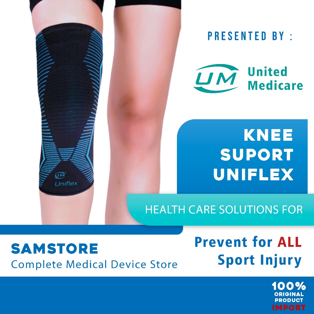 Jual UM Knee Support Uniflex | Pelindung Lutut | Knee Brace | Knee ...
