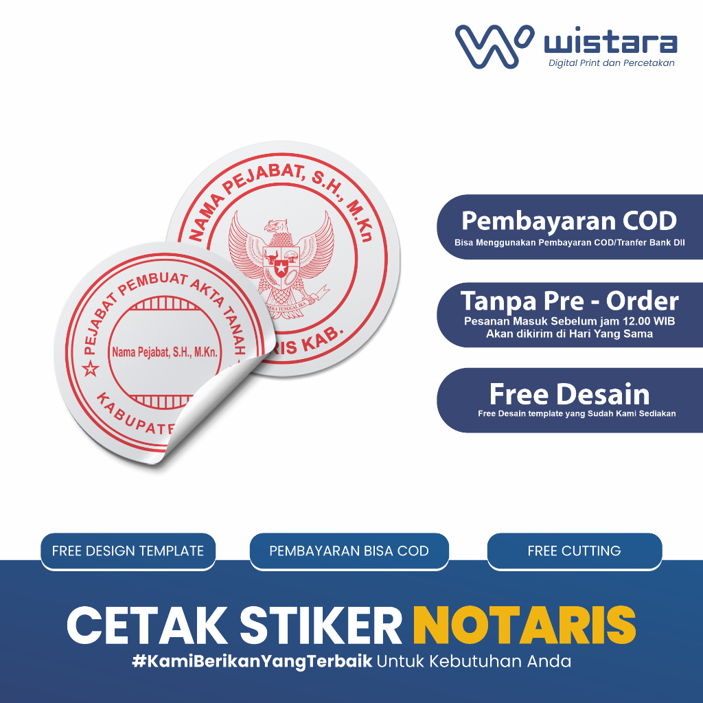 Jual Stiker Notaris & PPAT // Sticker Notaris & PPAT | Shopee Indonesia