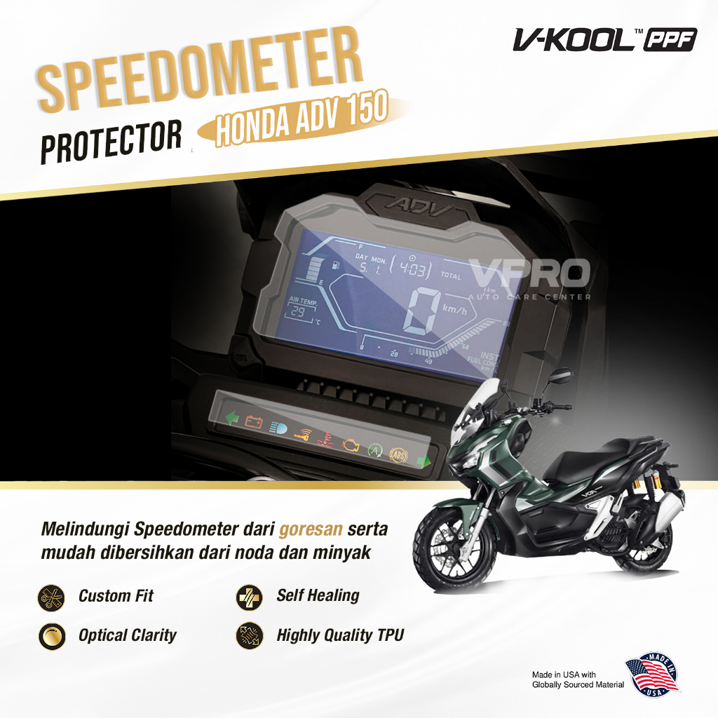 Jual VKOOL PPF Speedometer Motor Honda ADV 150 | Anti Gores Motor ...