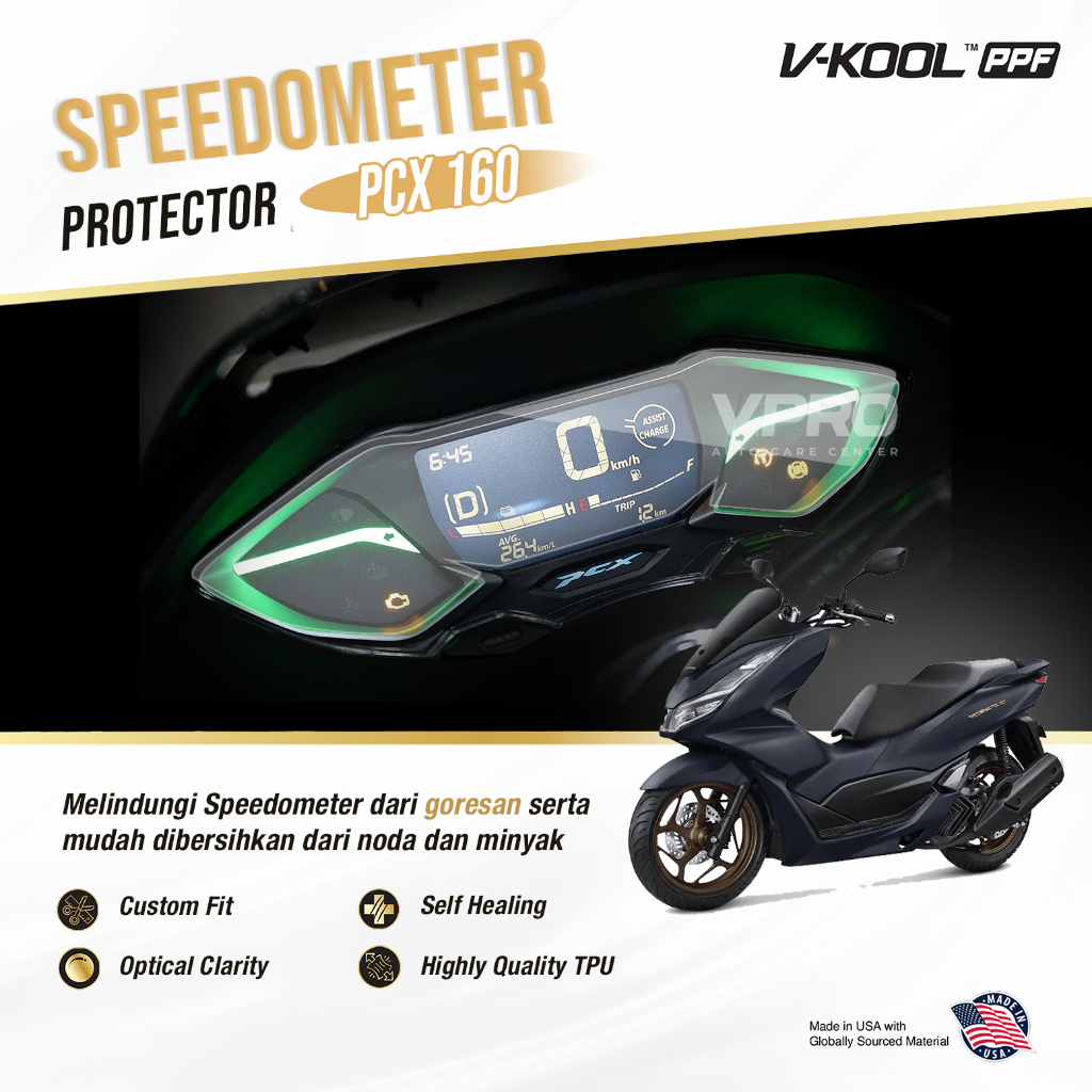 Jual VKOOL PPF Speedometer Motor Honda PCX 160 / PCX160 | Anti Gores ...