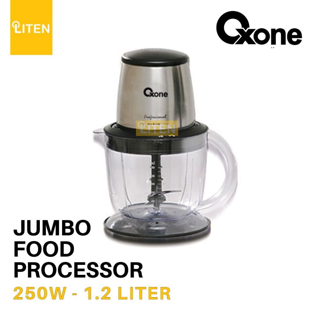 Jual OXONE OX272 Food Processor Chopper Penggiling Daging 1.2 Liter 1.2L Penggiling Bumbu ...