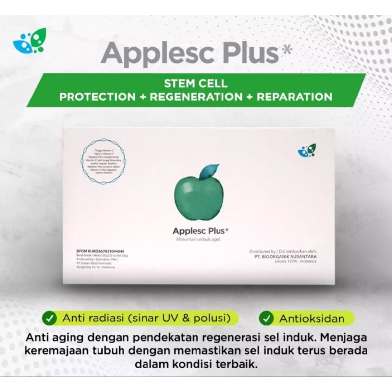 Jual Biogreen AppleSc PLUS Snow Algae Viqua Apple Stemcell PLUS Bio ...