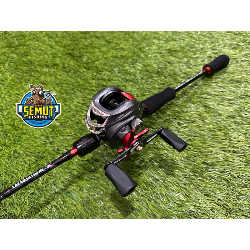 Jual PAKET COMBO JORAN CASTING SHIKARI BLACK TOMAN DAN REEL SHIKARI ...