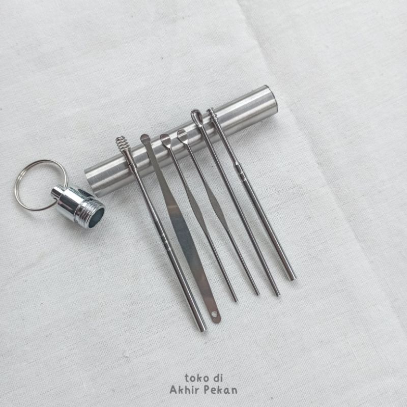 Jual Alat Pembersih Telinga Stainless | Pengorek Kuping | Ear Wax ...