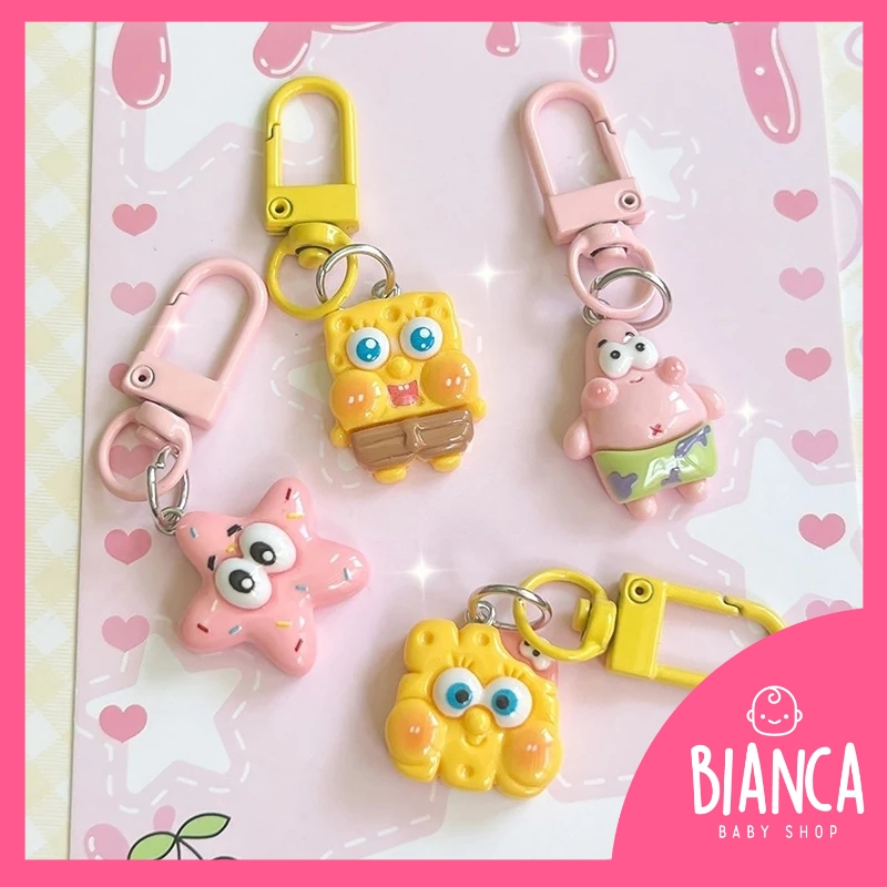 Jual BIANCA - GANCI 003 Gantungan Kunci Motif Sp0ngebob Patrick ...