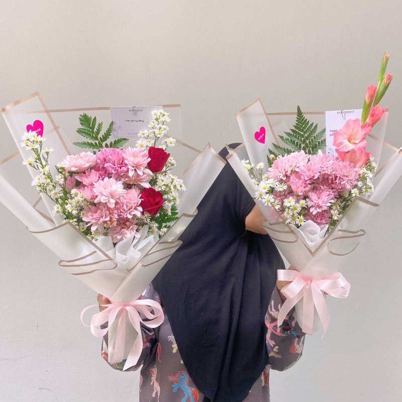 Jual (Khusus Jogja) Asteria Bouquet/Buket Bunga Aster Bunga Fresh/Buket ...