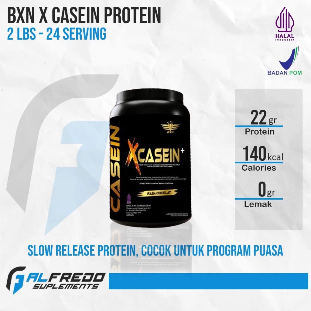 Jual BXN Casein 2 Lbs Whey Protein Slow Release Susu Suplement Fitness ...