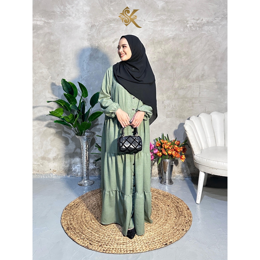 Jual BATIK SANDRA KARYANI Gamis Batik Modern Batik Premium Ramadhan ...