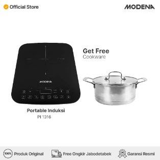 Jual KOMPOR INDUKSI MODENA PI 1316 Listrik Portable - FREE STAINLESS ...