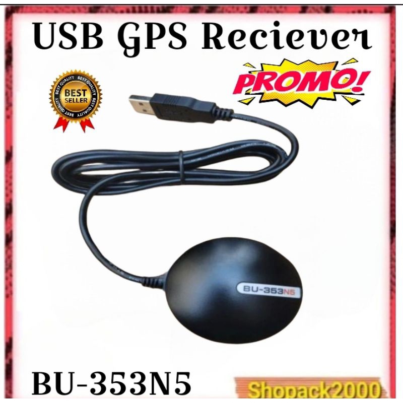 Jual BU-353N5 USB GPS Reciever Globalsat Original Globalsat BU353N5 USB ...