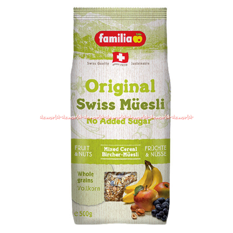 Jual Familia 500gr Original Swiss Muesli No Added Sugar Mixed Cereal ...