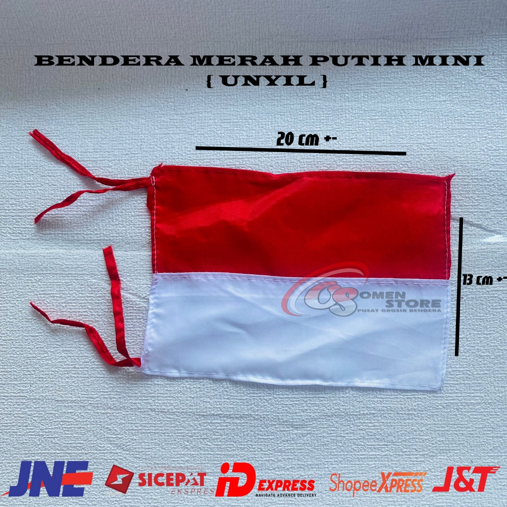 Jual BENDERA MERAH PUTIH KECIL ( UNYIL ) SATUAN | Shopee Indonesia