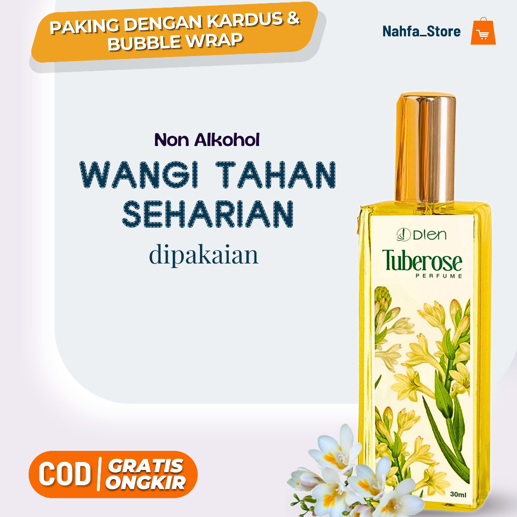 Jual Parfum Wanita PREMIUM_TUBEROSE By Dien Perfume aroma bunga sedap ...