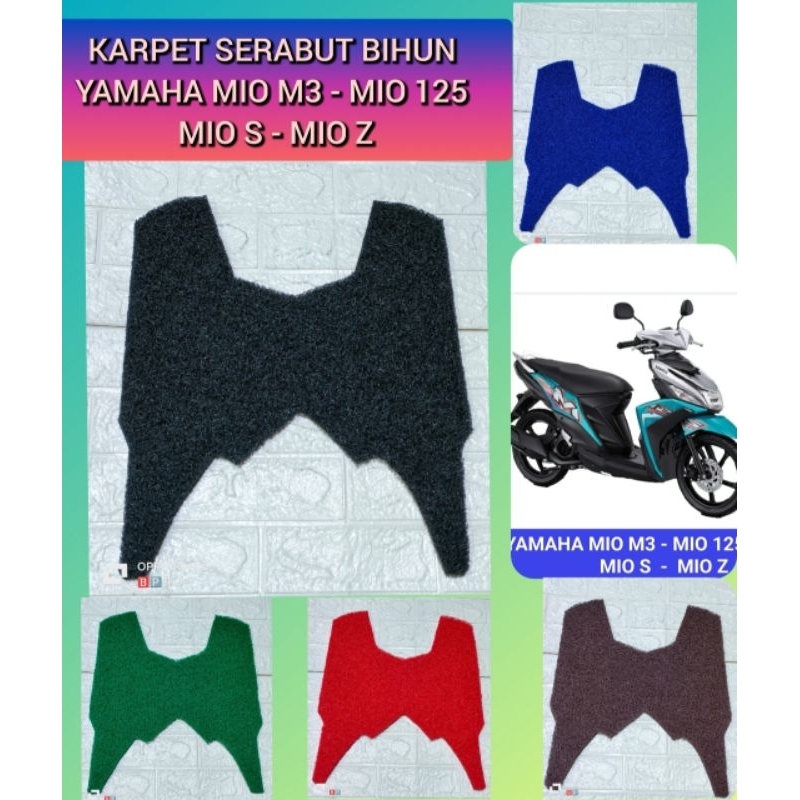 Jual Karpet Sepeda Motor Yamaha Mio M3 Mio 125 Mio S Mio Z Serabut Mie ...