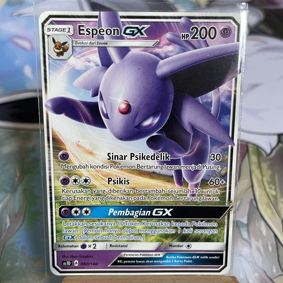 Jual Produk Unggulan Espeon GX TD starter deck AS1D Hantaman pertama ...