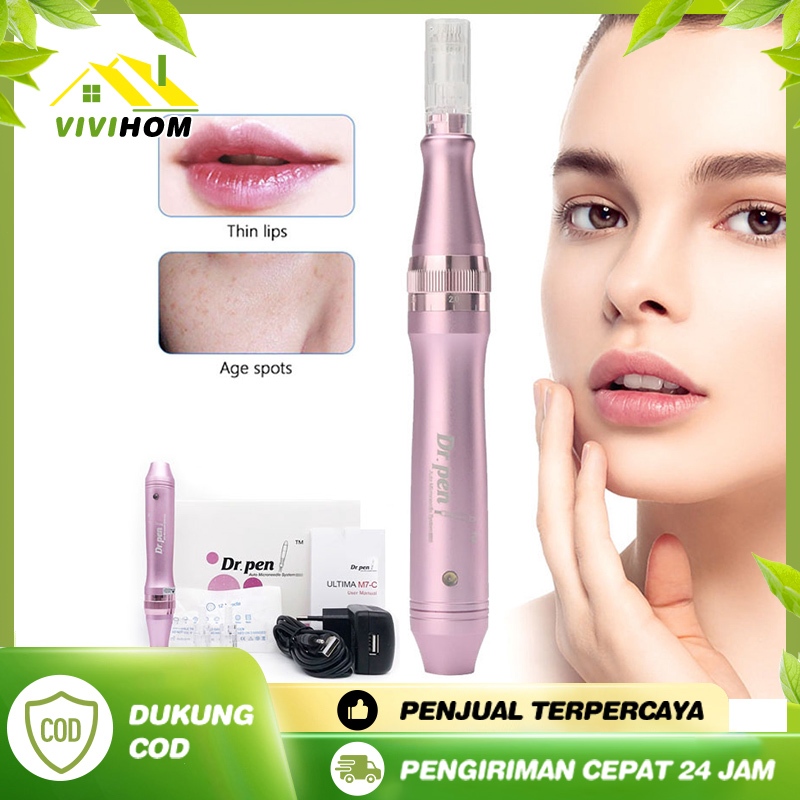 Jual DR. PEN M7 DERMAPEN ULTIMA Dermapen Alat Bb Glow Sulam Alis Sulam ...