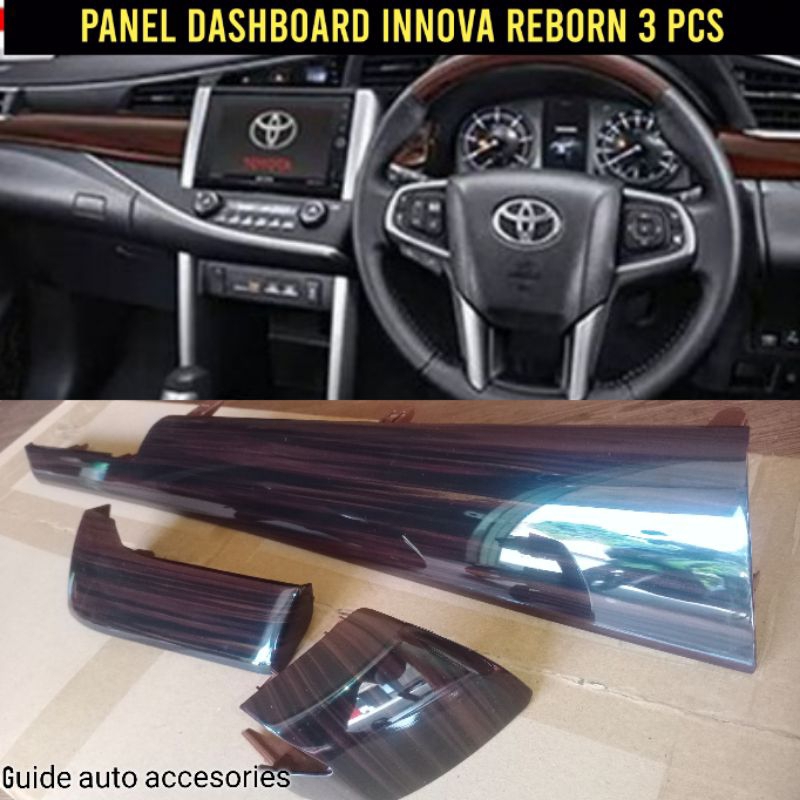 Jual Panel Wood Innova reborn 2016-2021 bagian dashboard 3 pcs | Shopee ...