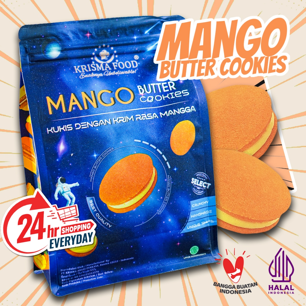 Jual MANGO BUTTER COOKIES (P) | Shopee Indonesia