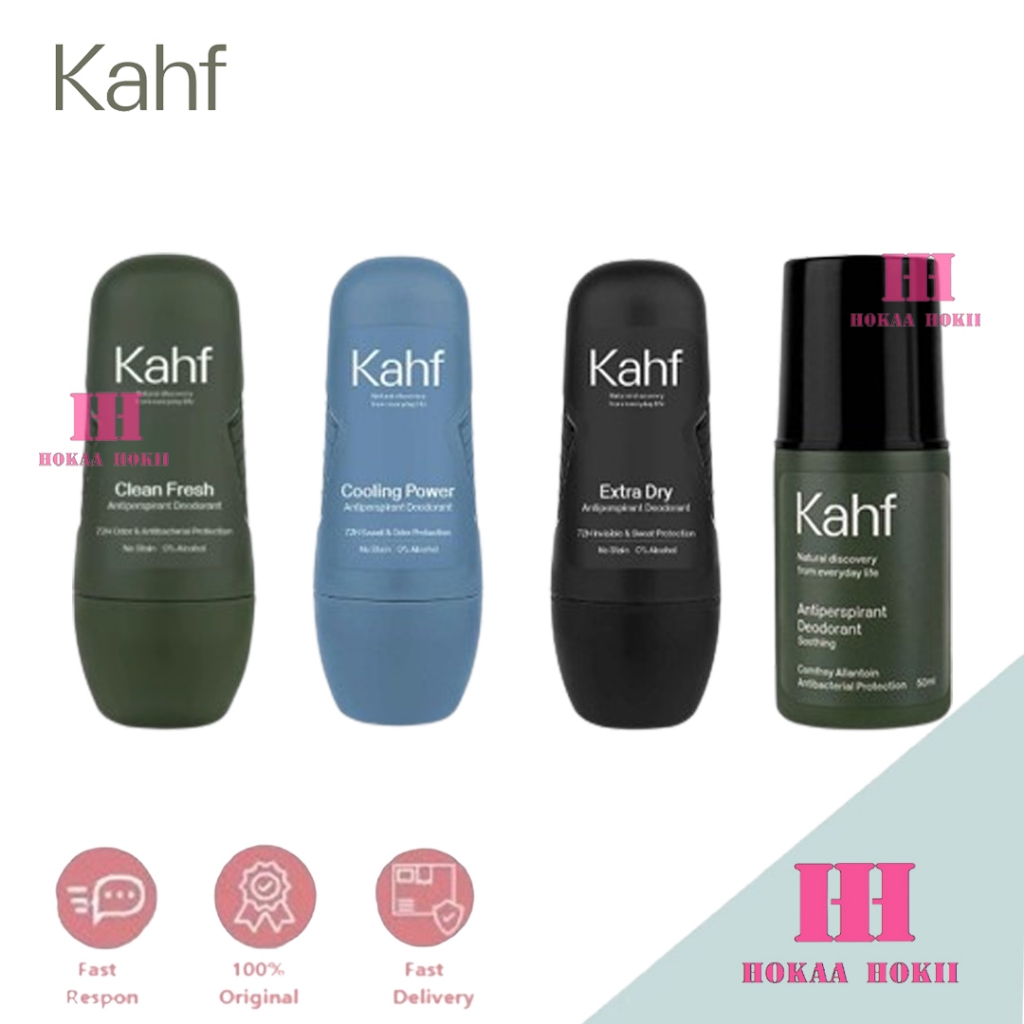 Jual Kahf Soothing Antiperspirant Deodorant | Kahf Deodorant Roll On ...