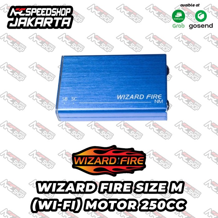 Jual WIZARD FIRE SIZE M STABILIZER AKI BATTERY WI-FI MOTOR 250CC ...