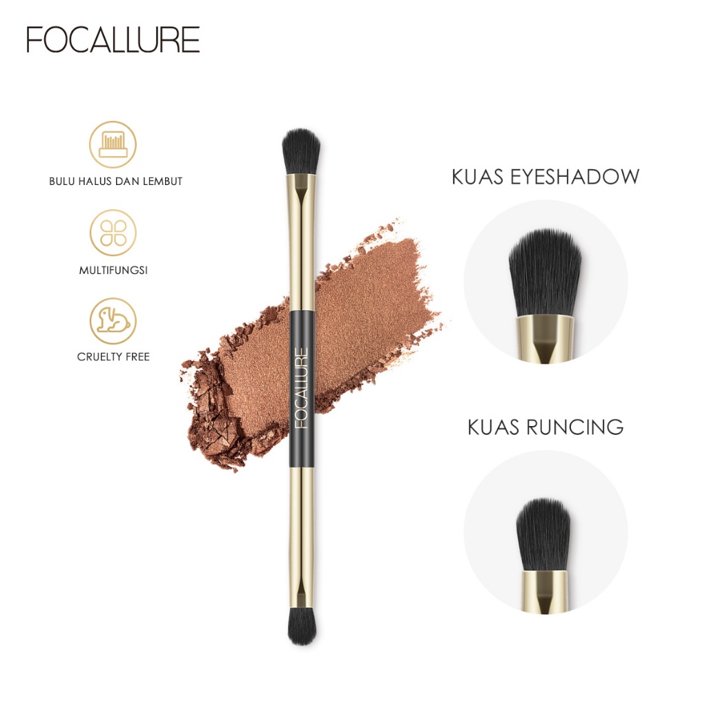 Jual FOCALLURE Eyeshadow Brush Beauty Tool Professional Makeup ...