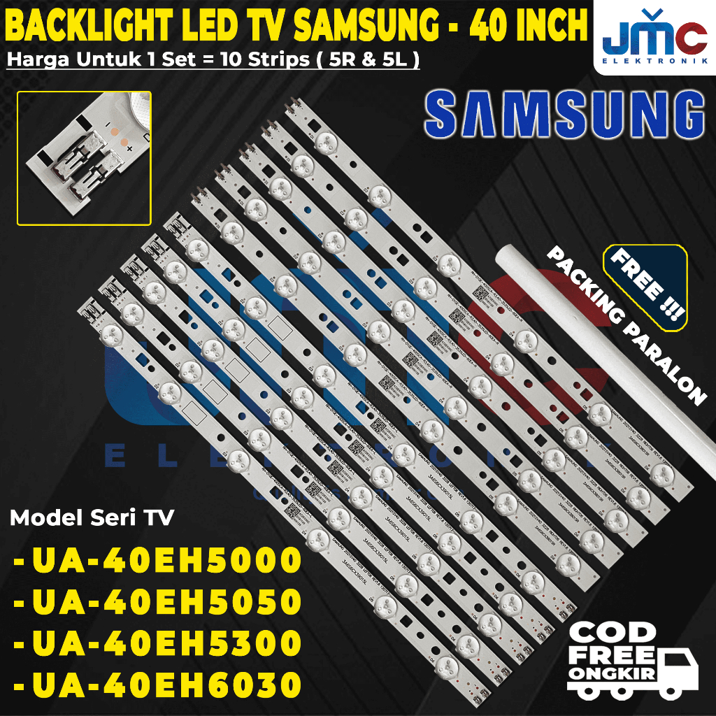Jual Backlight TV SAMSUNG 40 Inch UA40EH5000 UA40EH5050 UA40EH5300 UA40EH6030 | Shopee Indonesia