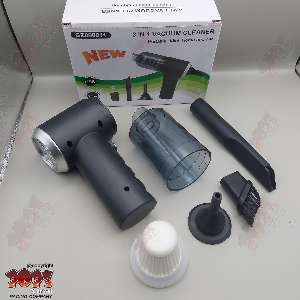 Jual Vacuum Cleaner Mobil Mini Usb 3 IN 1 Vacuum Cleaner Portable Alat ...