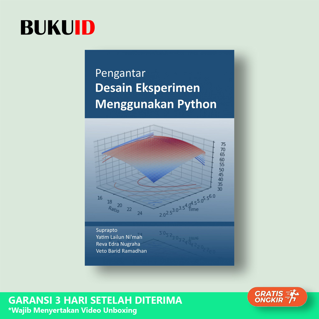 Jual Buku Pengantar Desain Eksperimen Menggunakan Python - Original | Shopee Indonesia