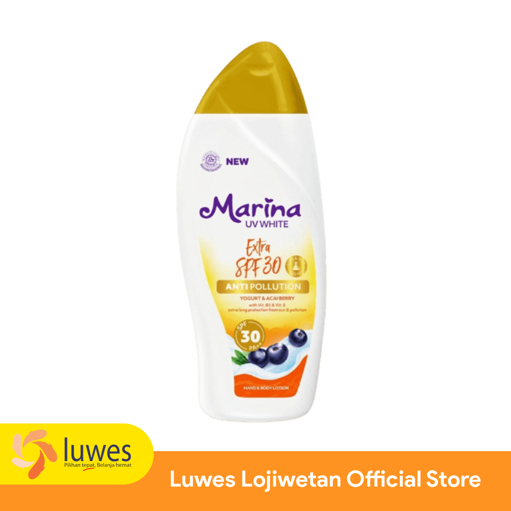 Jual Marina UV White Extra SPF 30 -185ml Kemasan Baru | Shopee Indonesia
