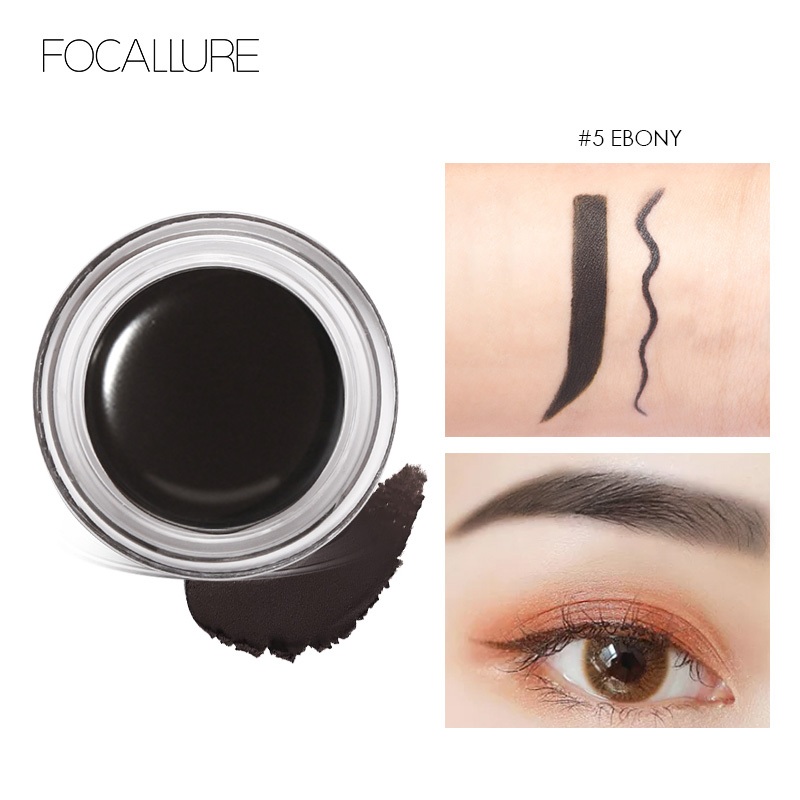Jual FOCALLURE Sweatproof Eyebrow Cream Eyebrow Gel With Eyeliner ...