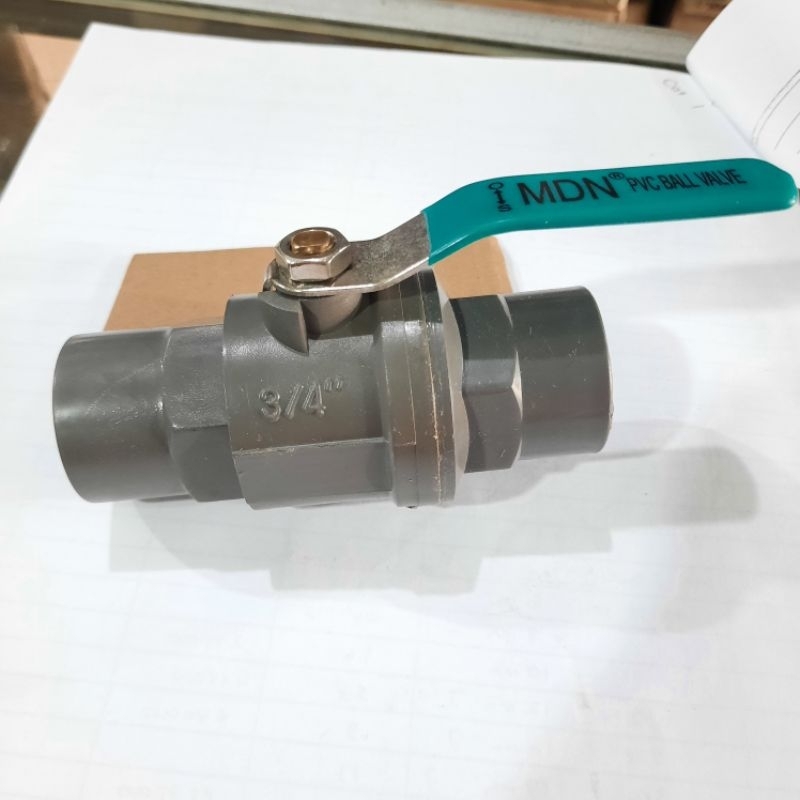 Jual Stop Kran Gagang Besi 3/4 inch merk MDN | Shopee Indonesia