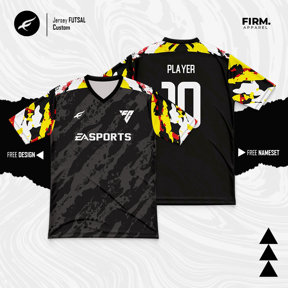 Jual JERSEY E SPORT PES E FOOTBALL CUSTOM FREE NAMSET LOGO | Shopee ...