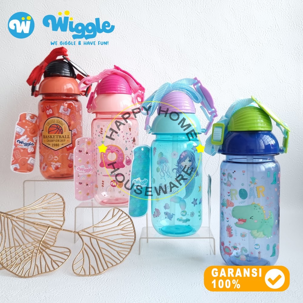 Jual WIGGLE New Pink Dessert Bottle Sport 450ml Botol Air Minum Anak ...