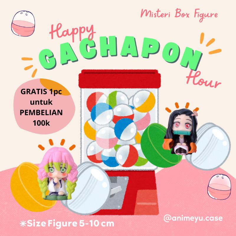 Jual Happy Gachapon Hour Action Figure Anime | Shopee Indonesia