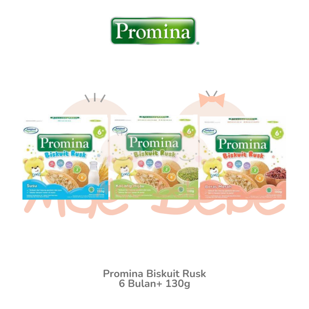 Jual Promina Biskuit Rusk Snack Camilan Anak Bayi 6M+ 130g | Shopee ...