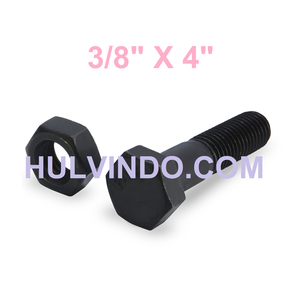 Jual BAUT MUR HEX UNC HTM 3/8 X 4 | Shopee Indonesia