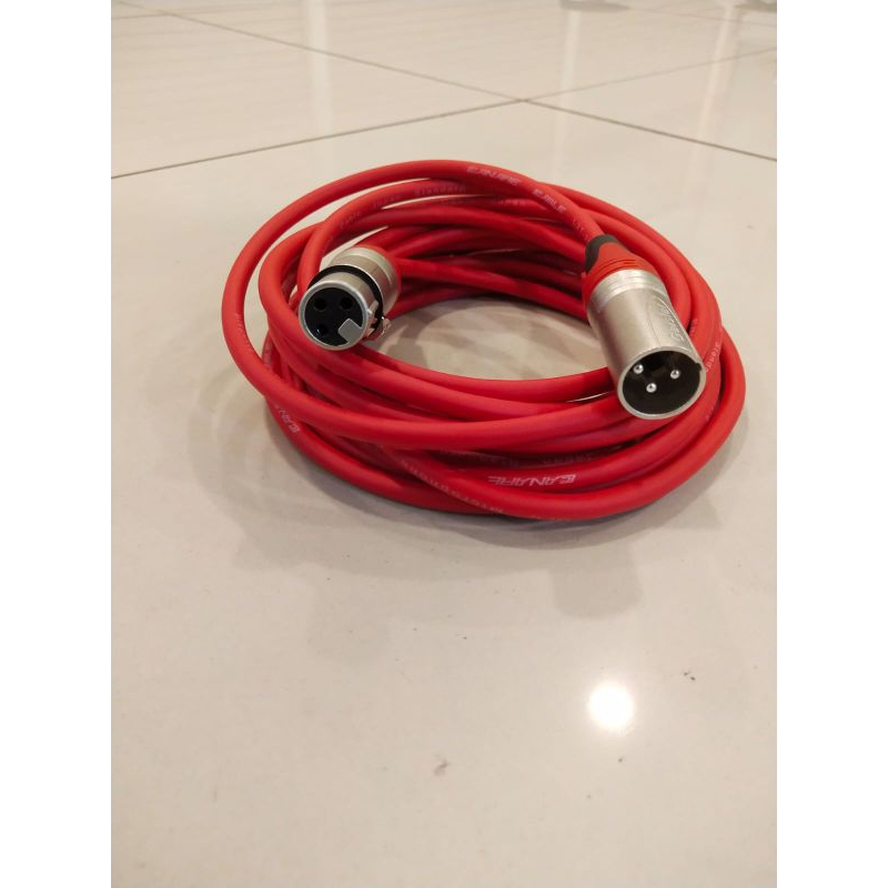 Jual KABEL XLR MALE TO FEMALE 5 Meter FOR BM 800 BM 700 BM 8000 PHANTOM ...