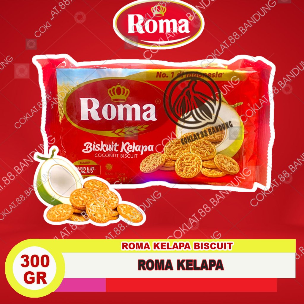 Jual Roma Biskuit Kelapa 300 gr, Biskuit Roma Kelapa, Roma Kelapa 300 ...