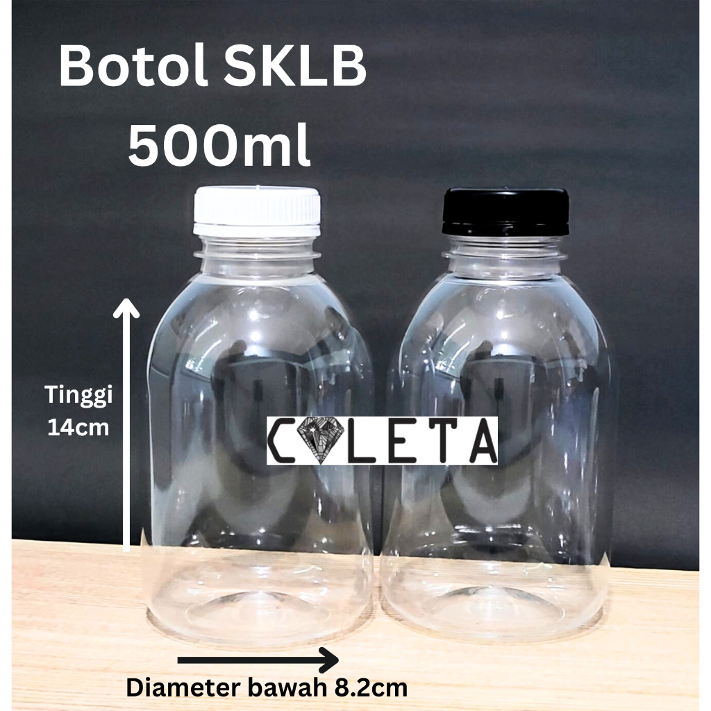 Jual isi 8pc Botol GENDUT 500 ml botol plastik sirup kopi unik lucu ...