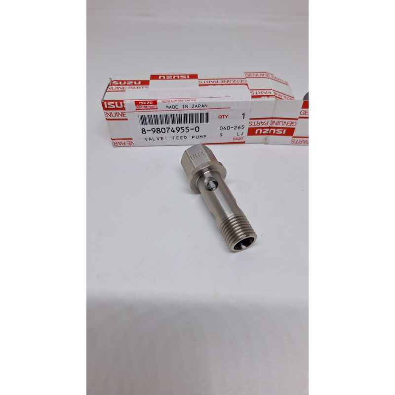 Jual Genuine Isuzu 8-98074955-0 denso HP4 Valve Feed Pump | Shopee ...
