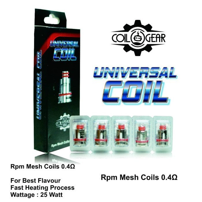 Jual Coil Gear Universal Coil for RPM 0.4Ohm Koil Mesh RPM 40 80 Fetch ...