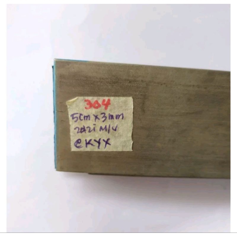 Jual Plat Strip Stainless Steel Dof Lebar 5cm Tebal 3mm 304 Panjang ...