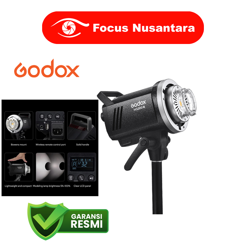 Jual Godox MS300-V Studio Flash Monolight Godox MS300V MS 300 V GARANSI ...